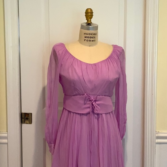 Emma Domb | Dresses | Vintage 96s Emma Domb Purple Cottagecore Dress ...